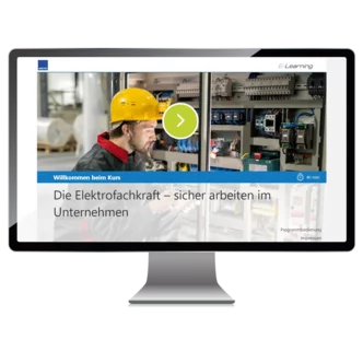 Die Elektrofachkraft – sicher arbeiten im Unternehmen – E-Learning-Kurs ...