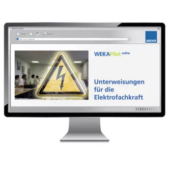 Unterweisungen für die Elektrofachkraft | WEKA Shop